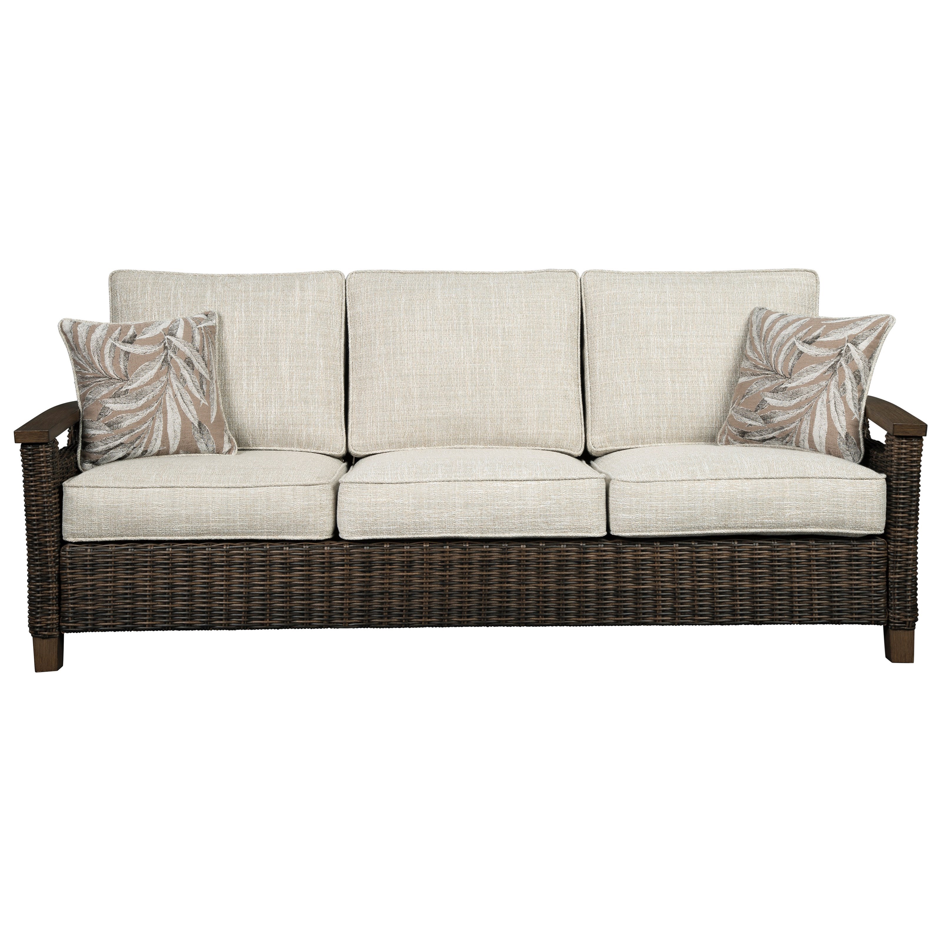 Signature Design by Ashley Paradise Trail 10268314 Contemporary Sofa with Cushion Pilgrim Furniture City Outdoor Sofa